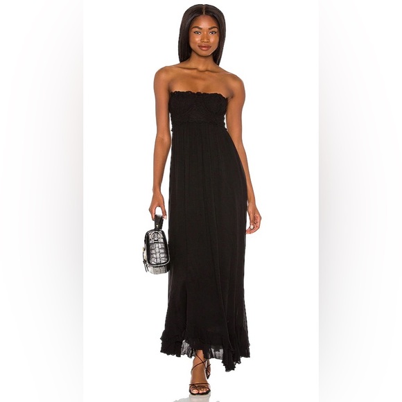 Free People | Dresses | 32 Nwt Free People Adella Corset Maxi Dress In ...